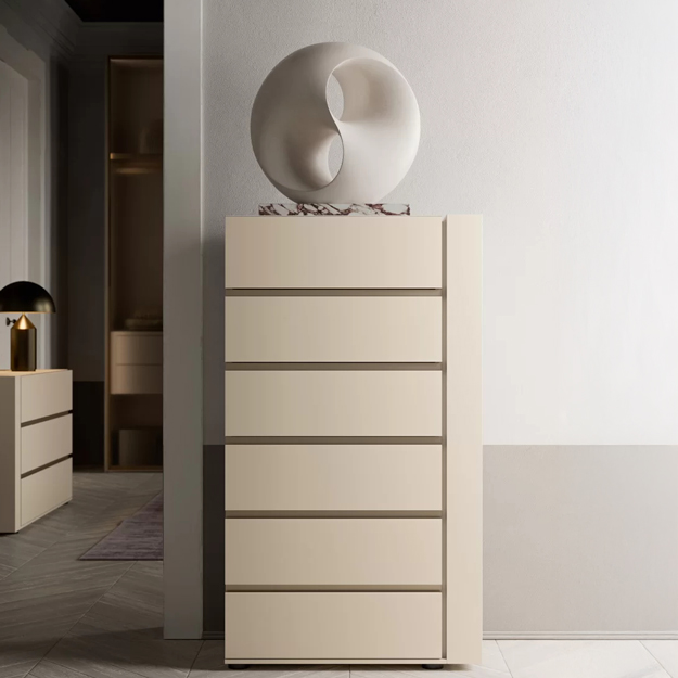 Groove Tall Chest of Drawers